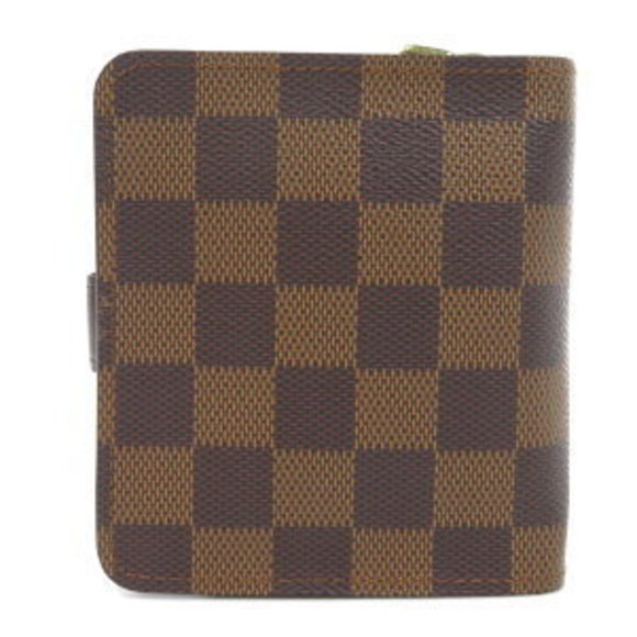 Louis Vuitton | Bags | Louis Vuitton Compact Zip Damier Ebene Brown ...